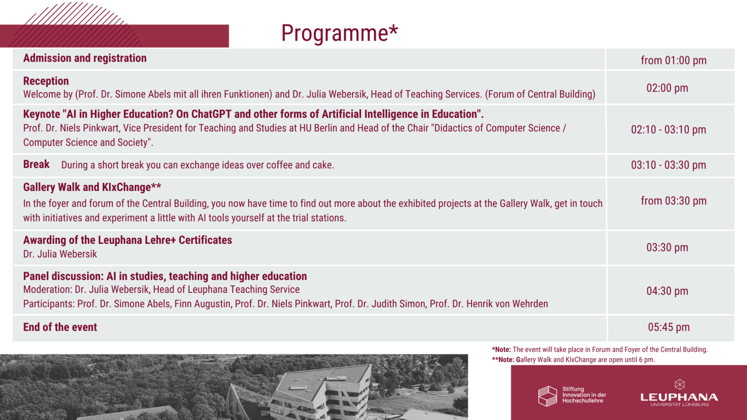 Day of Teaching | Leuphana